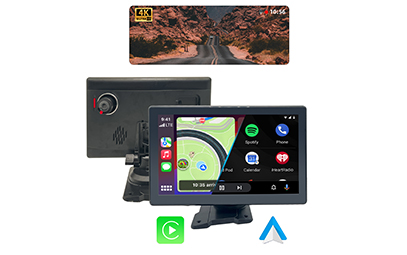 Universal Apple CarPlay: 9" 4K IPS Dash Cam ADAS Wireless Carplay ...
